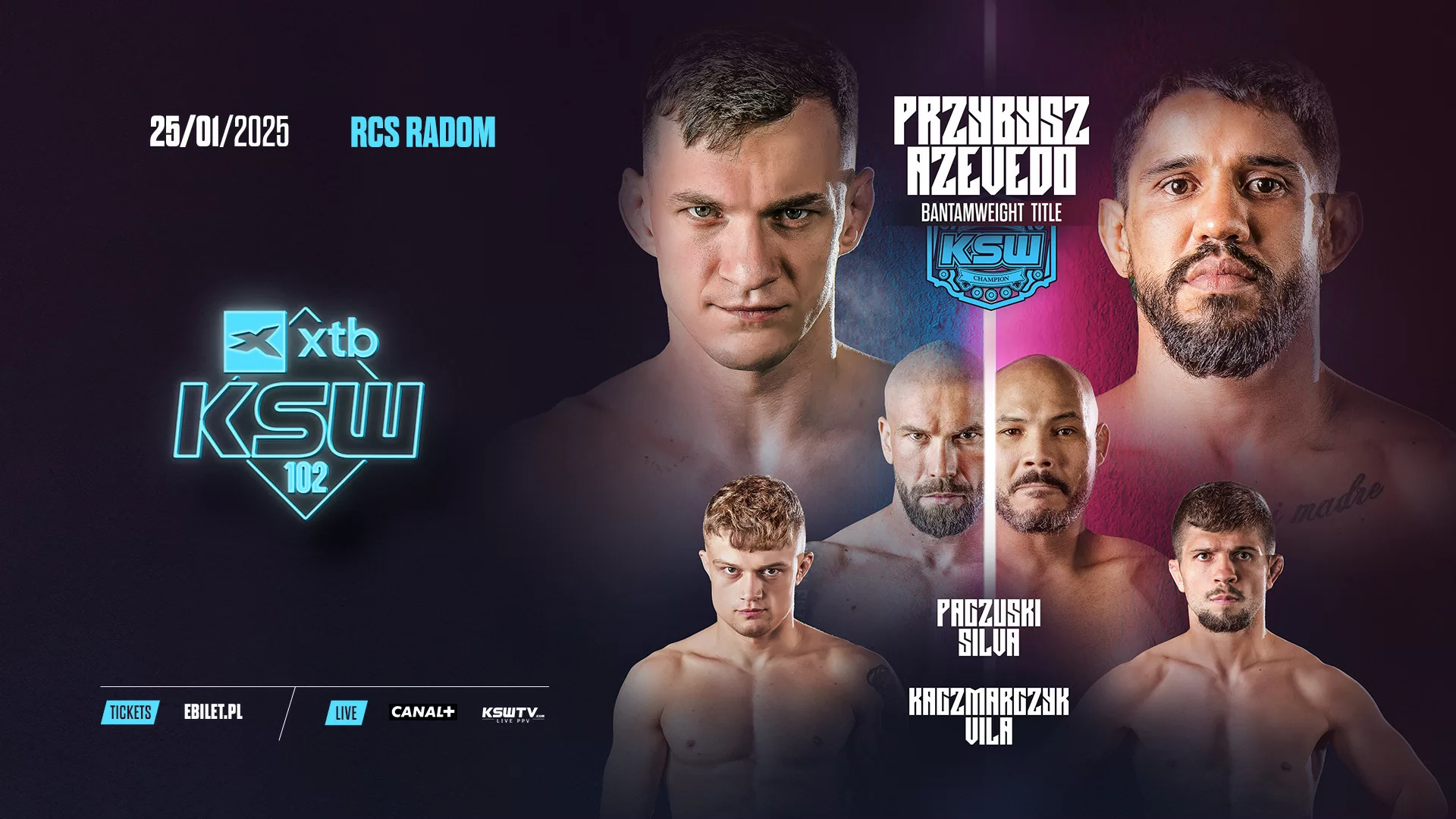 Gdzie oglądać KSW 102? Stream online, transmisja za darmo